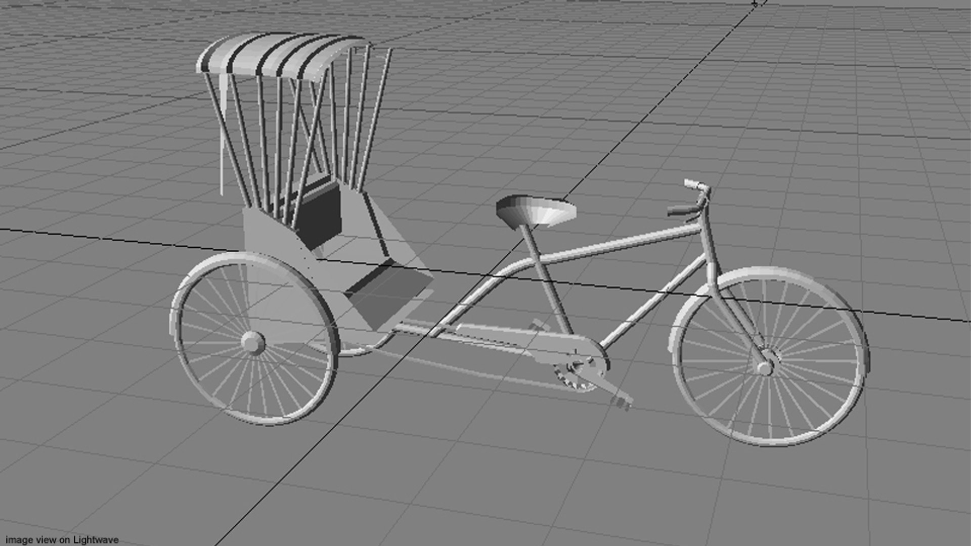 3d Rickshaw