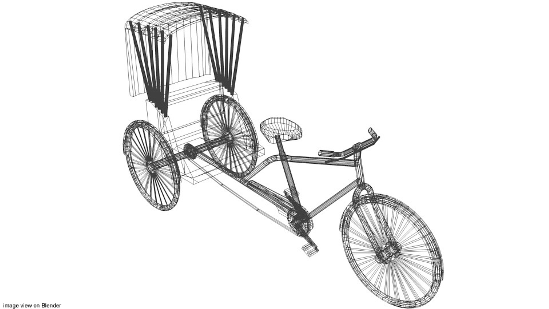 3d Rickshaw