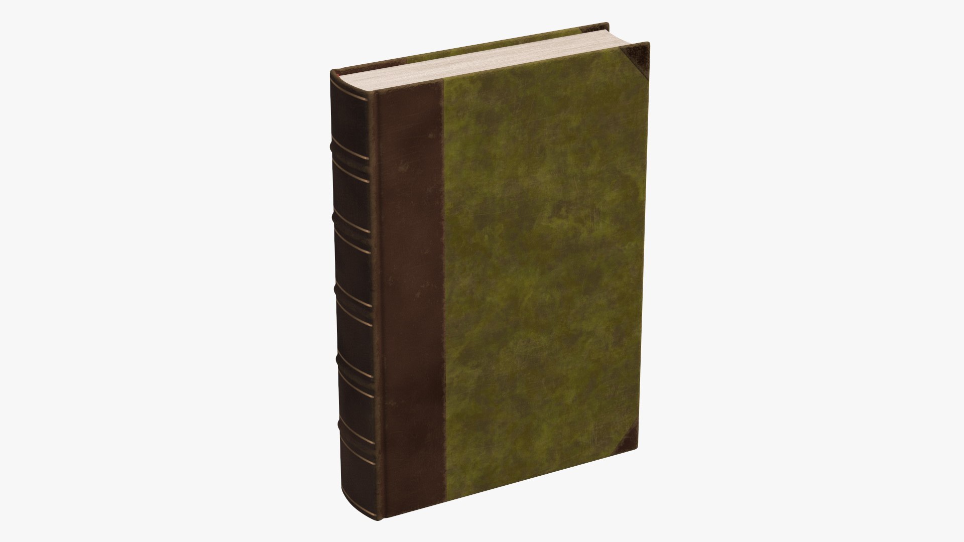 3D Model Hardcover Book Green - TurboSquid 2246354