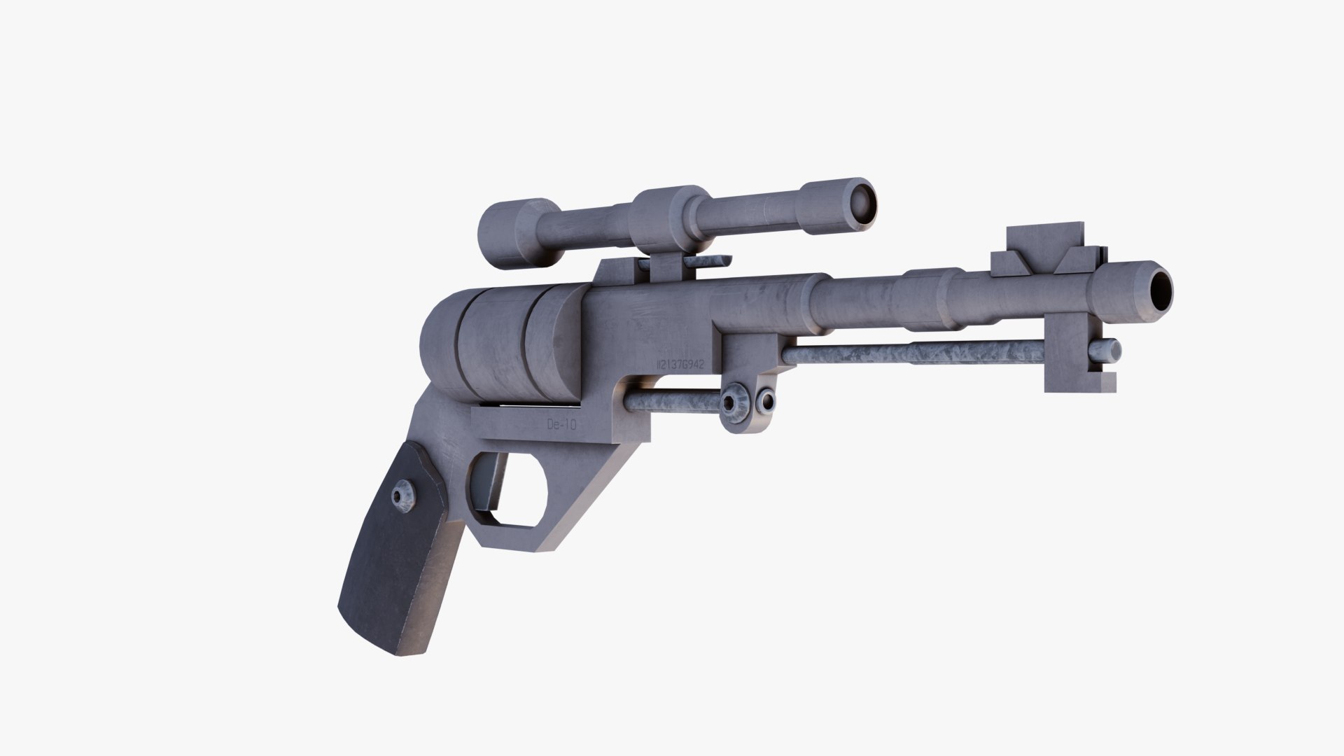 Sci-fi Blaster Gun 3D - TurboSquid 2241273