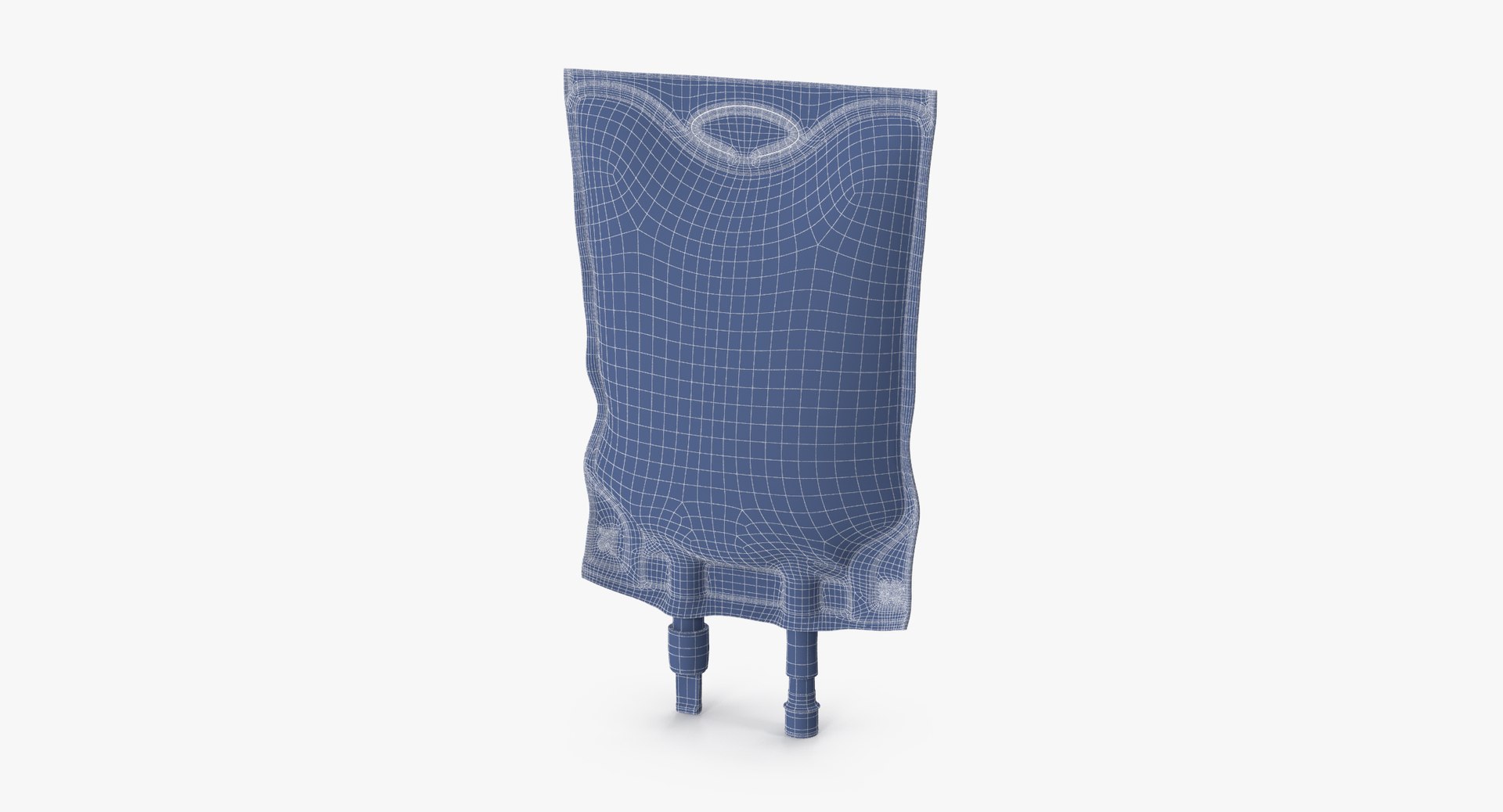 3d Model Of Iv Bag