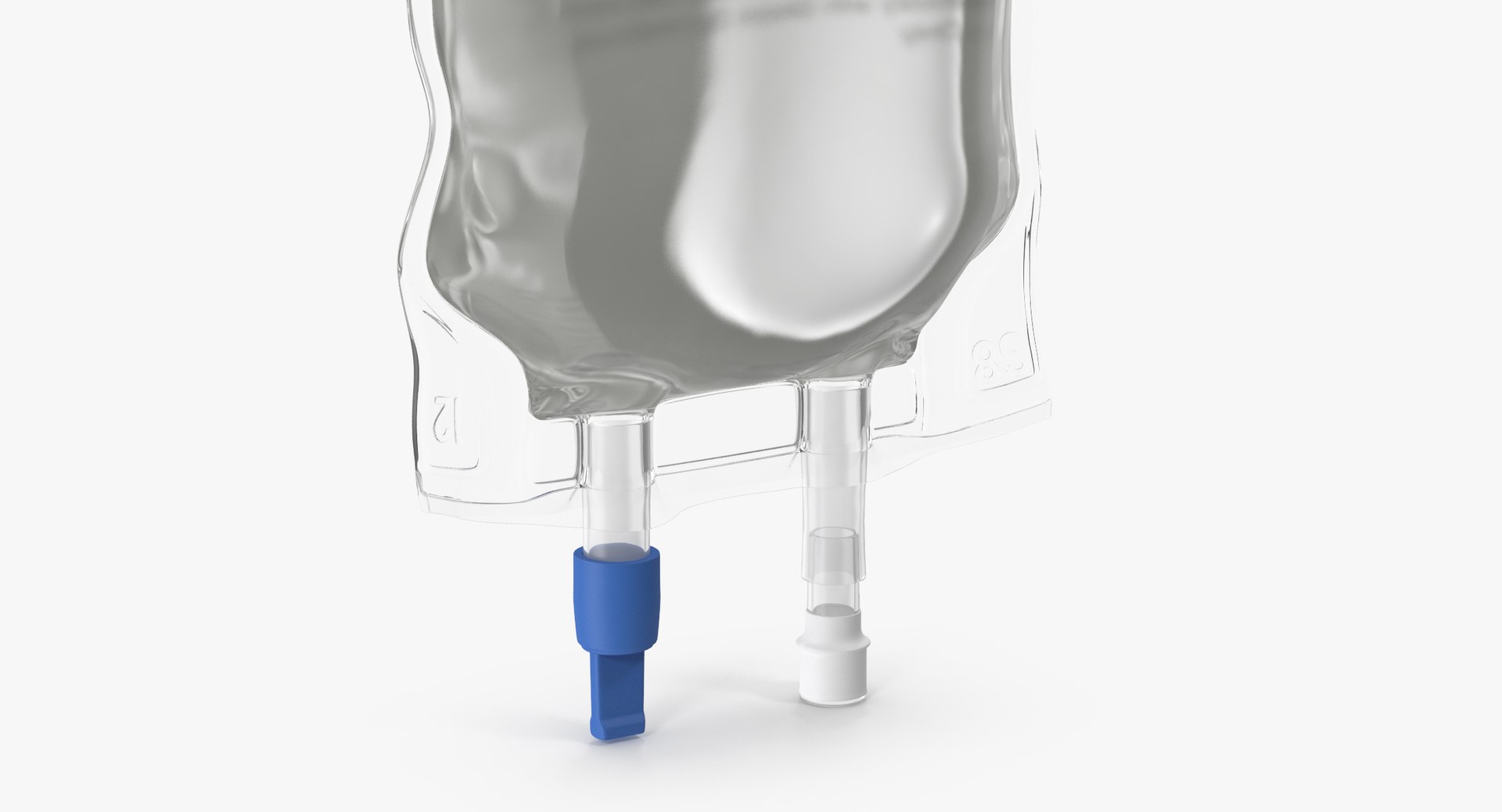 3d Model Of Iv Bag