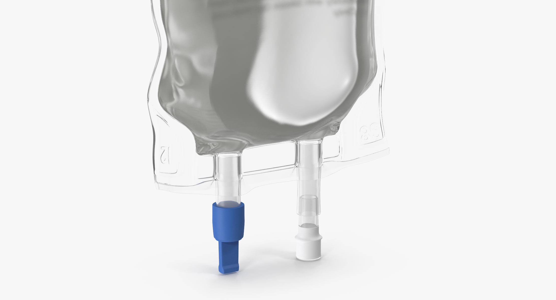 3d model of iv bag