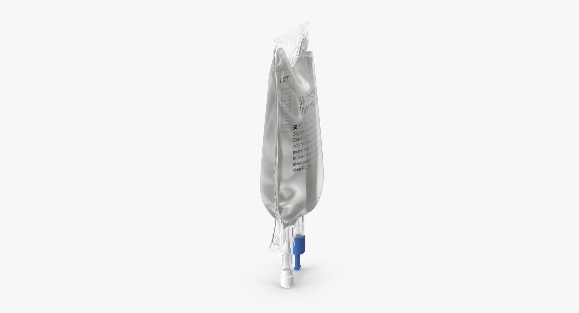 3d Model Of Iv Bag