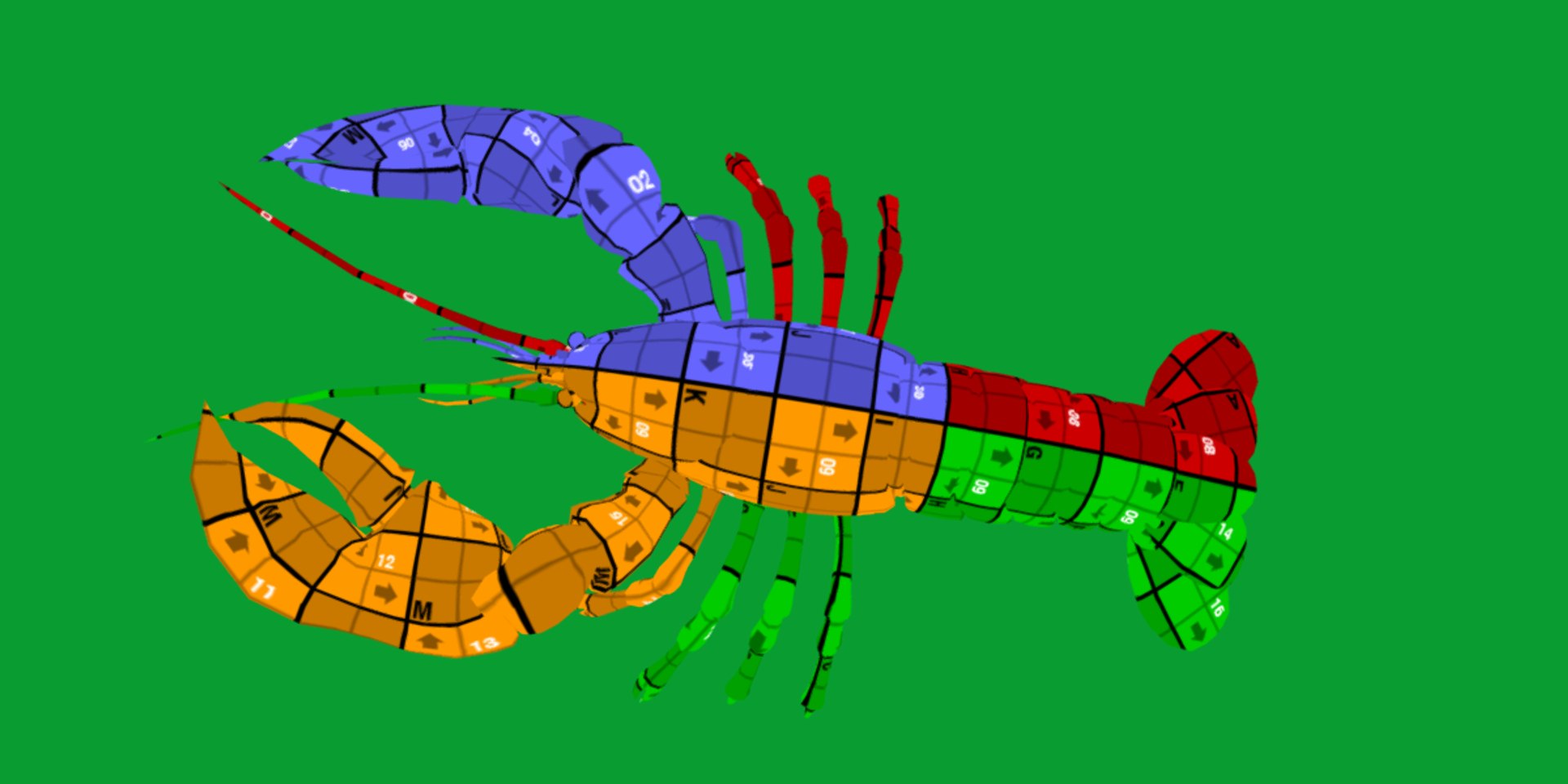 American Lobster 3D Model - TurboSquid 2378964