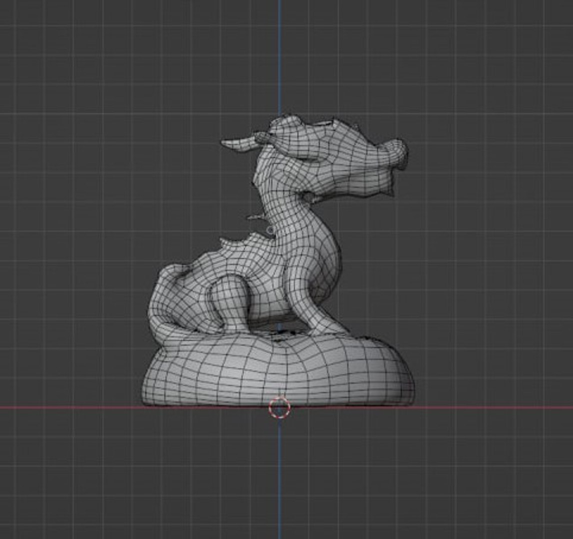 3D Model Dragon Low Poly - TurboSquid 2205148