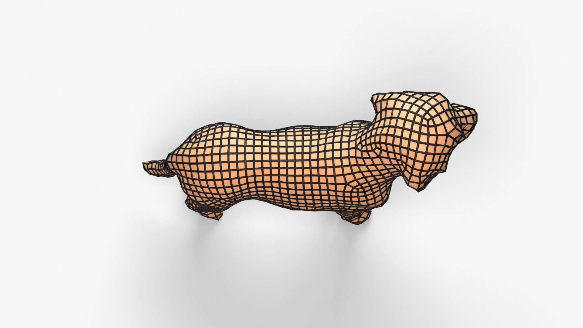 Figurine Standing Dog 3D Model - TurboSquid 1769388