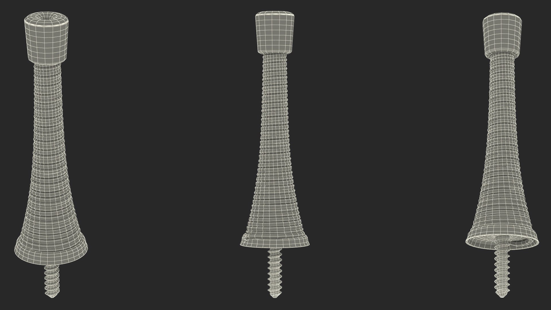 Spring Door Stopper Gold 3D Model - TurboSquid 2131796