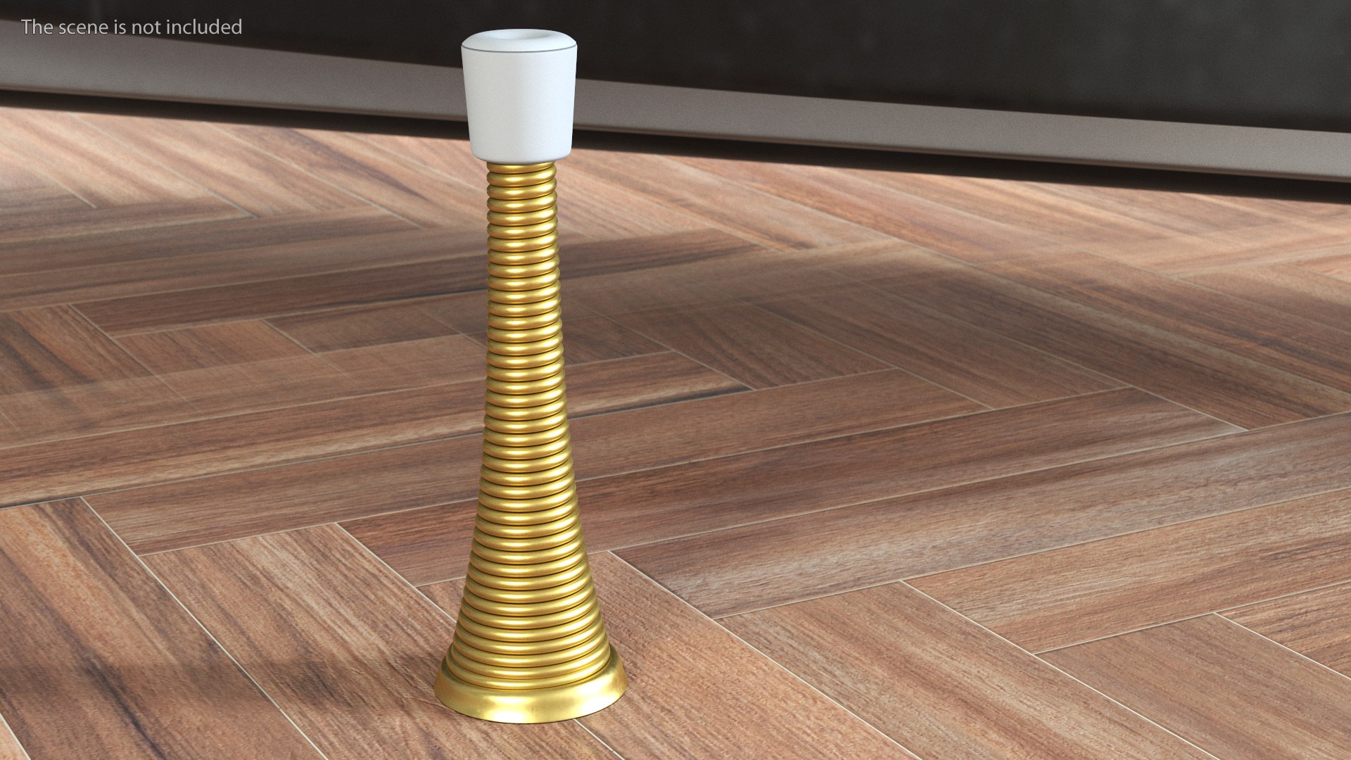 Spring Door Stopper Gold 3D Model - TurboSquid 2131796