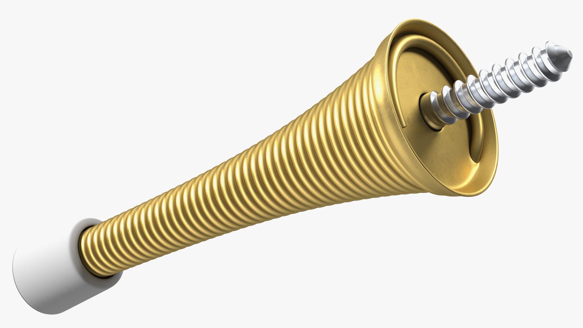 Spring Door Stopper Gold 3D Model - TurboSquid 2131796