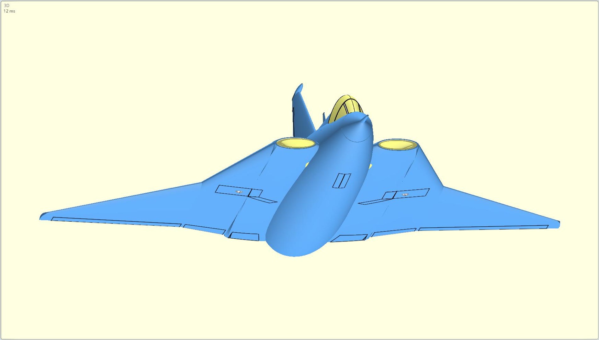 3D Saab Fighter Aircraft Solid - TurboSquid 1297034