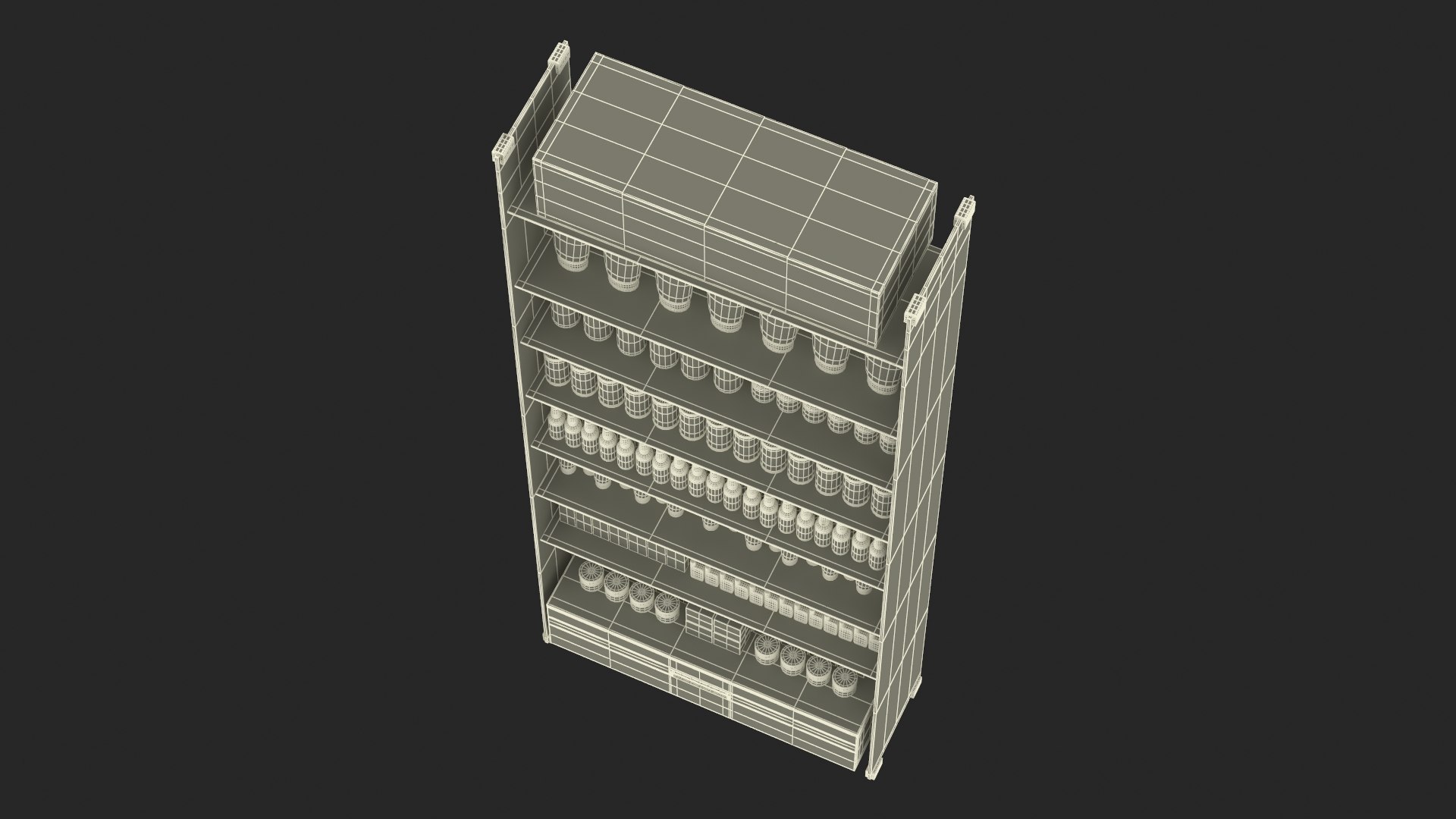 Skin Care Products Store Shelf 3D Model - TurboSquid 2368961