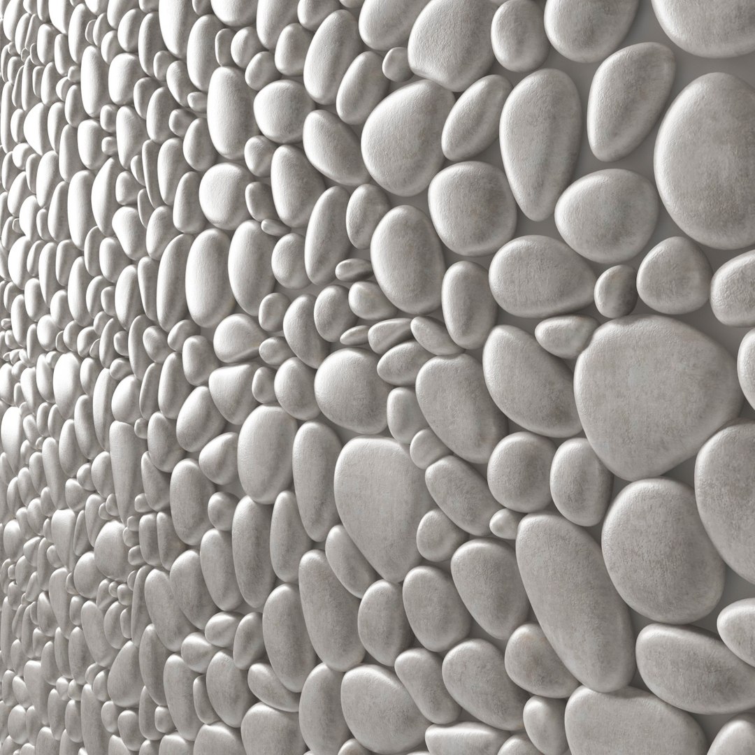 Panel pebble 3D model - TurboSquid 1501296