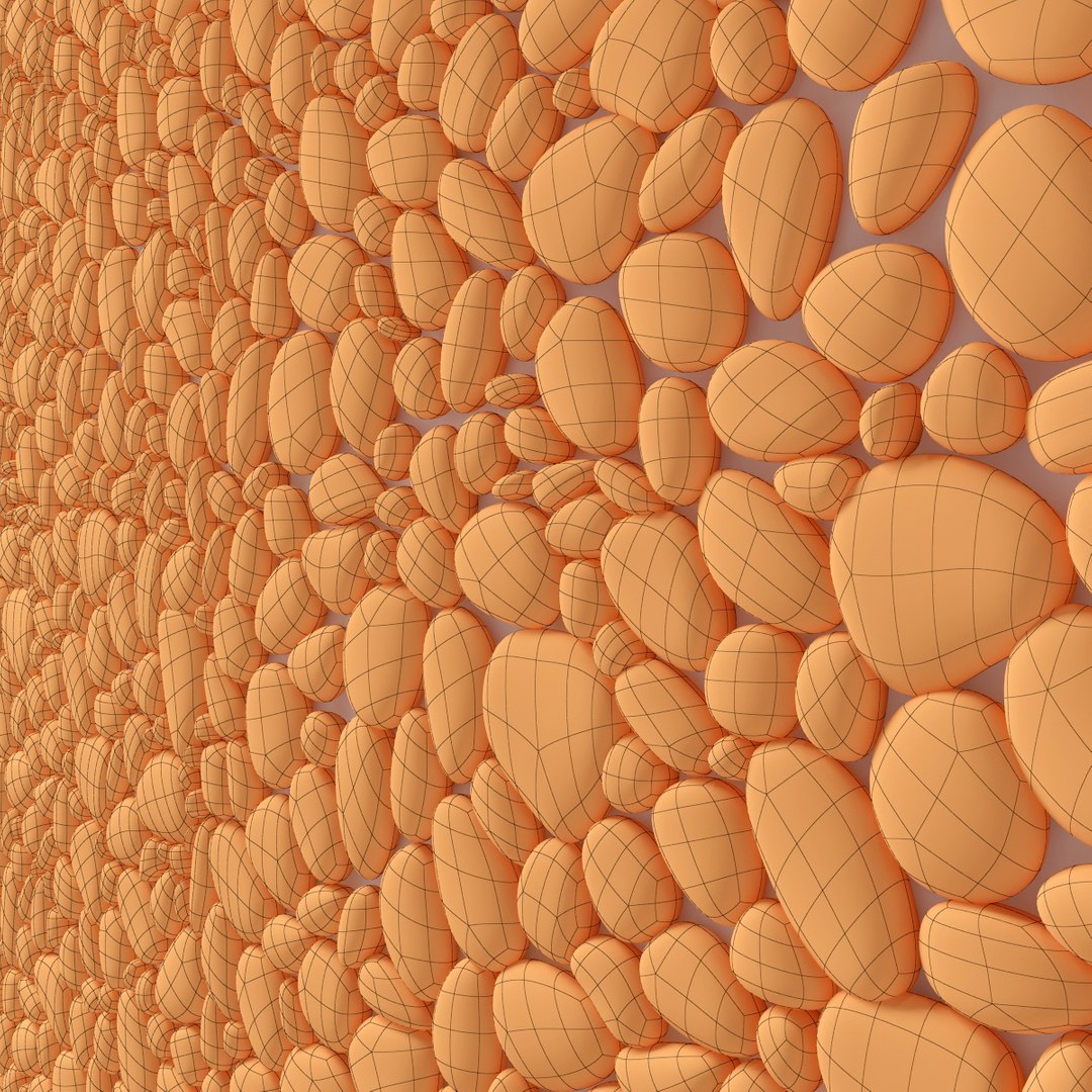 Panel pebble 3D model - TurboSquid 1501296