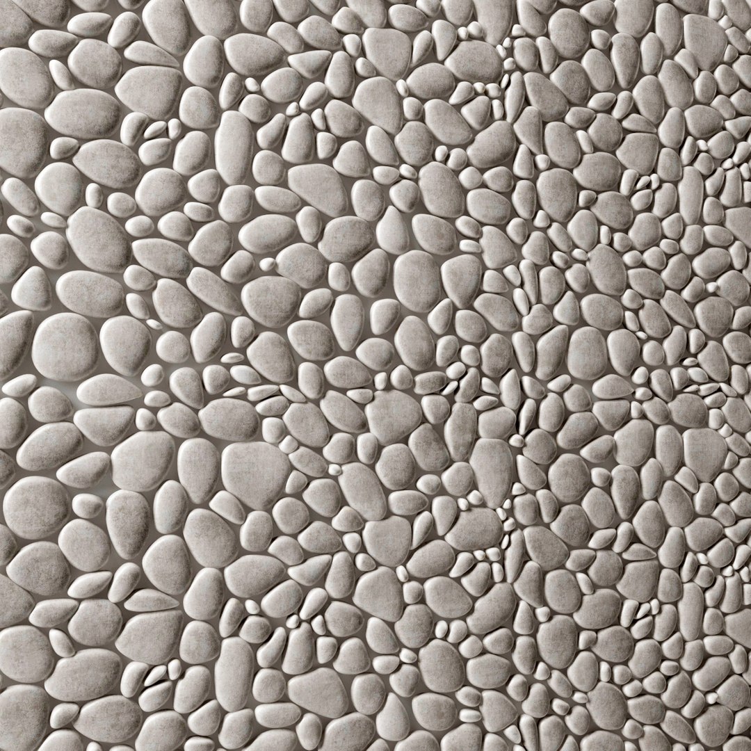 Panel pebble 3D model - TurboSquid 1501296