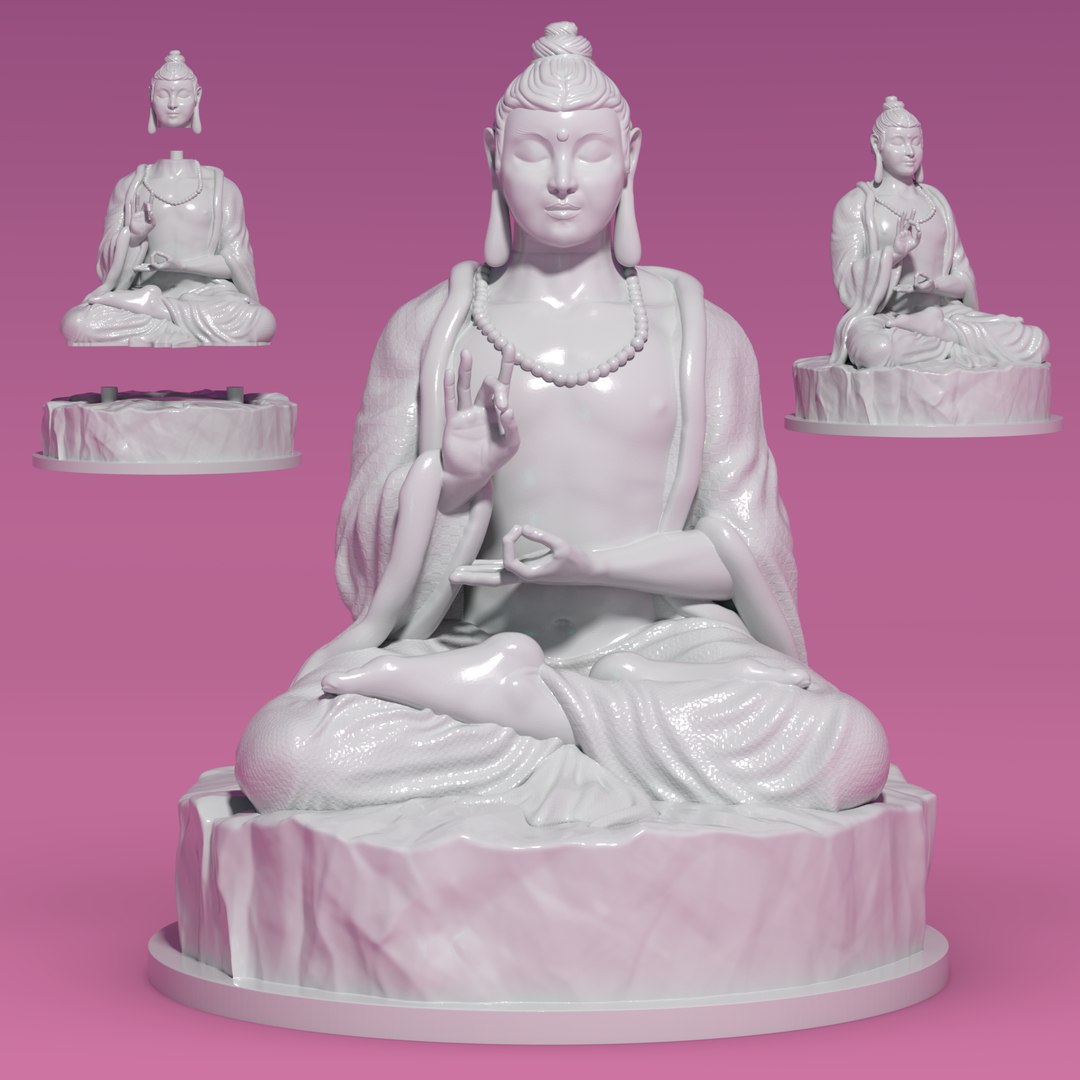 Buda - Buddha 3D model - TurboSquid 1928783