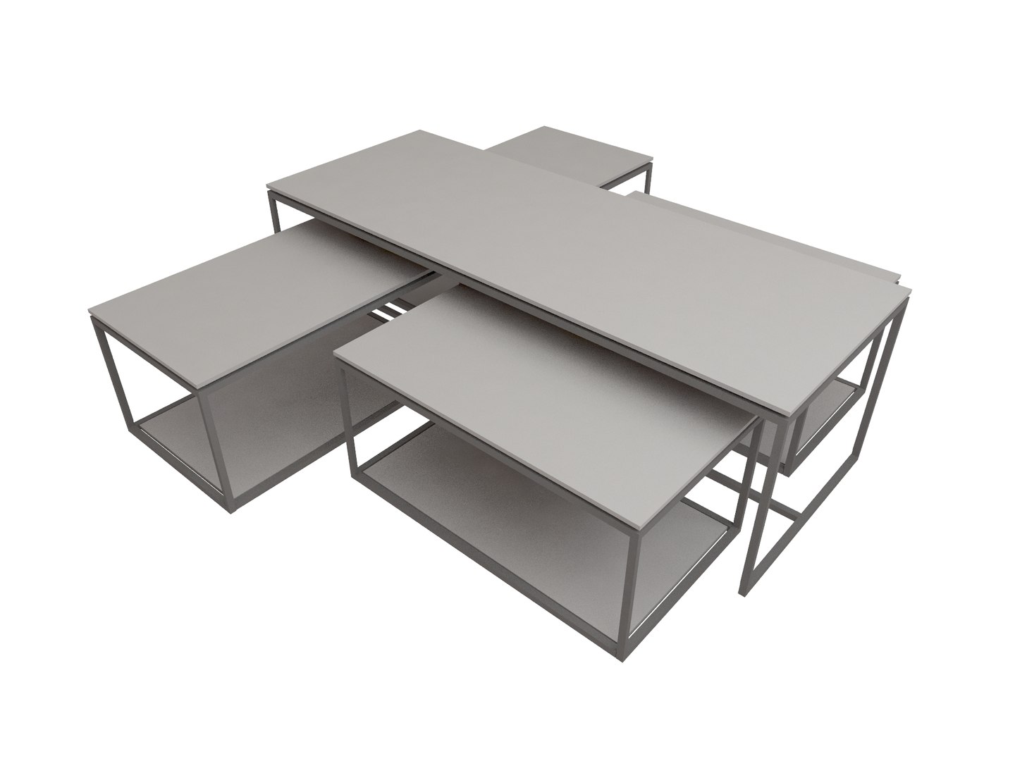 3d Shop Middle Stand Model