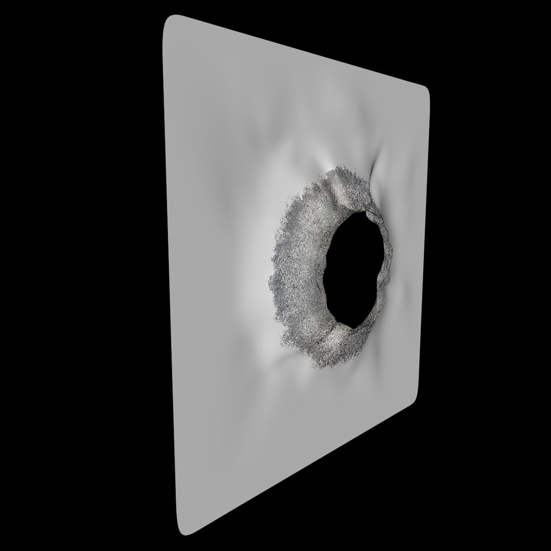 Bullet Hole 3D Model - TurboSquid 1157887