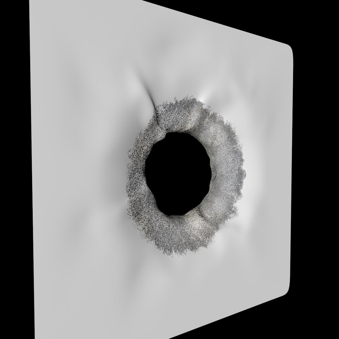 Bullet Hole 3D Model - TurboSquid 1157887