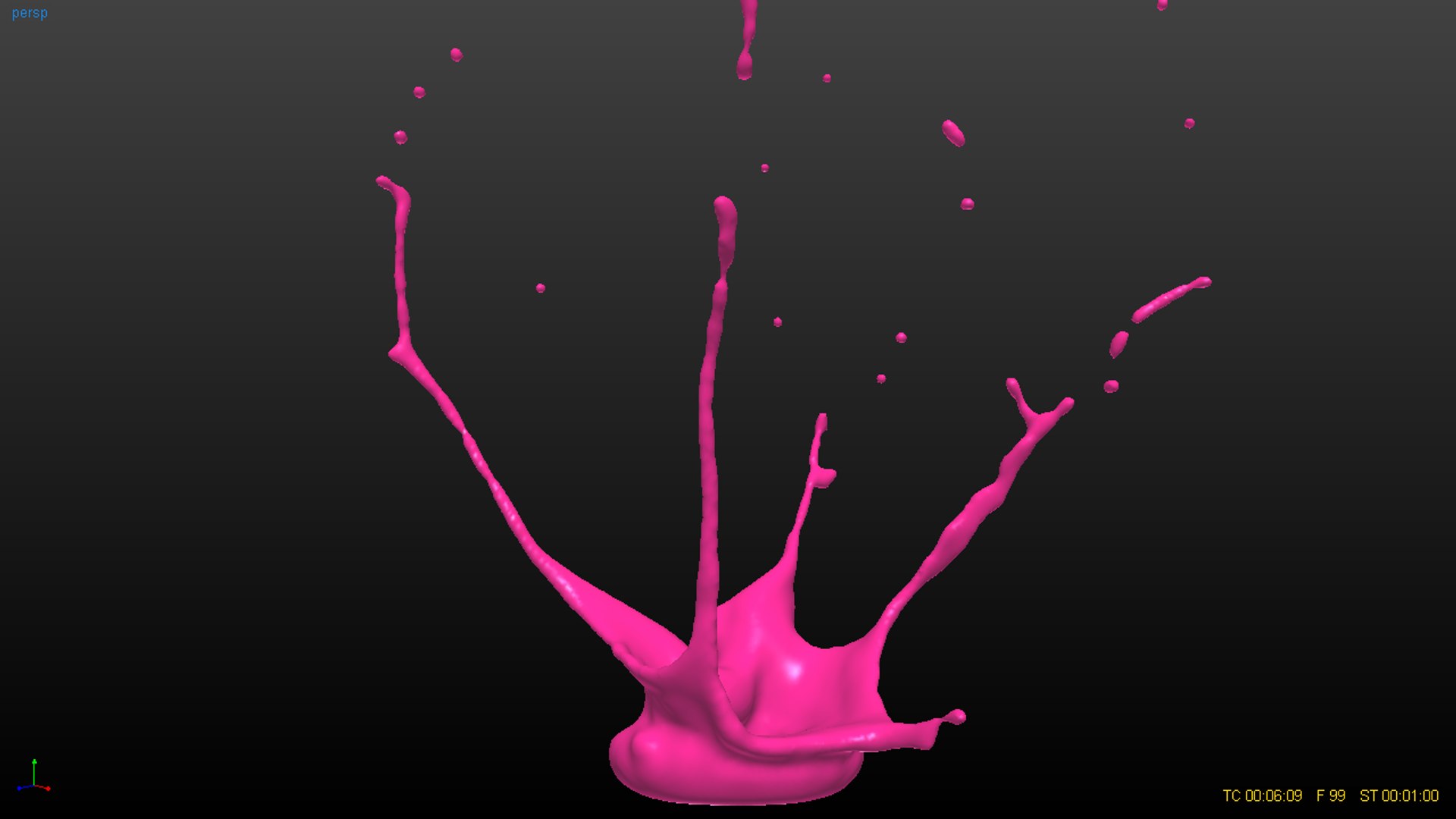3D Paint Splashes Model - TurboSquid 1347169