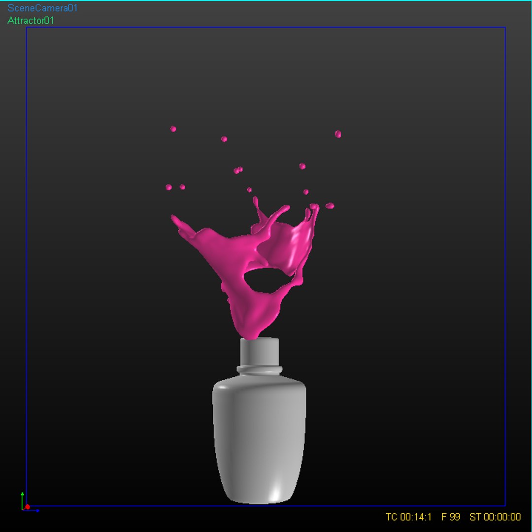 3D Paint Splashes Model - TurboSquid 1347169