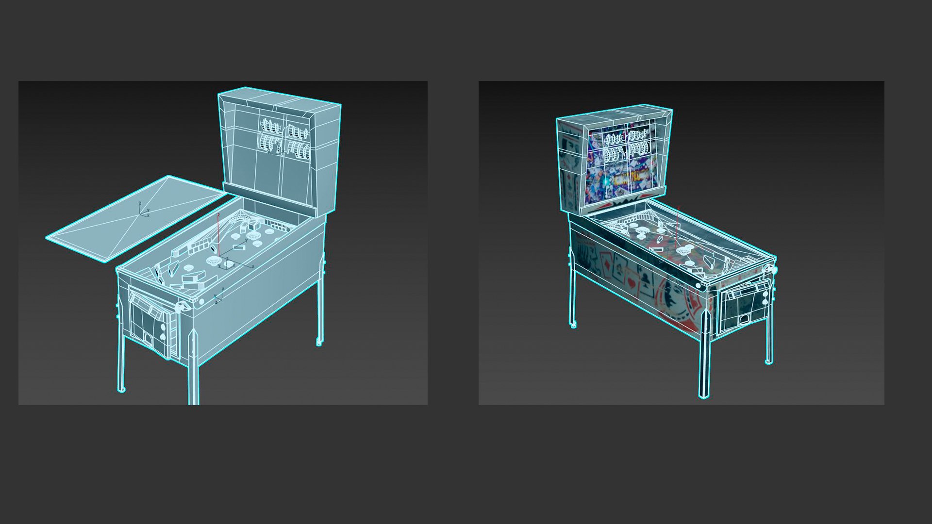 3D Old Pinball Machine - TurboSquid 2224590