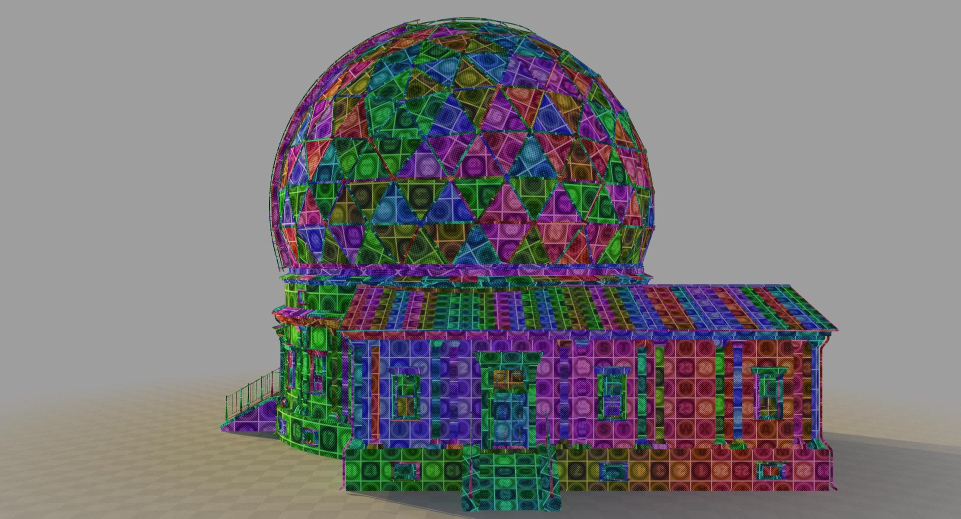 3D Model Astronomical Observatory - TurboSquid 1364307