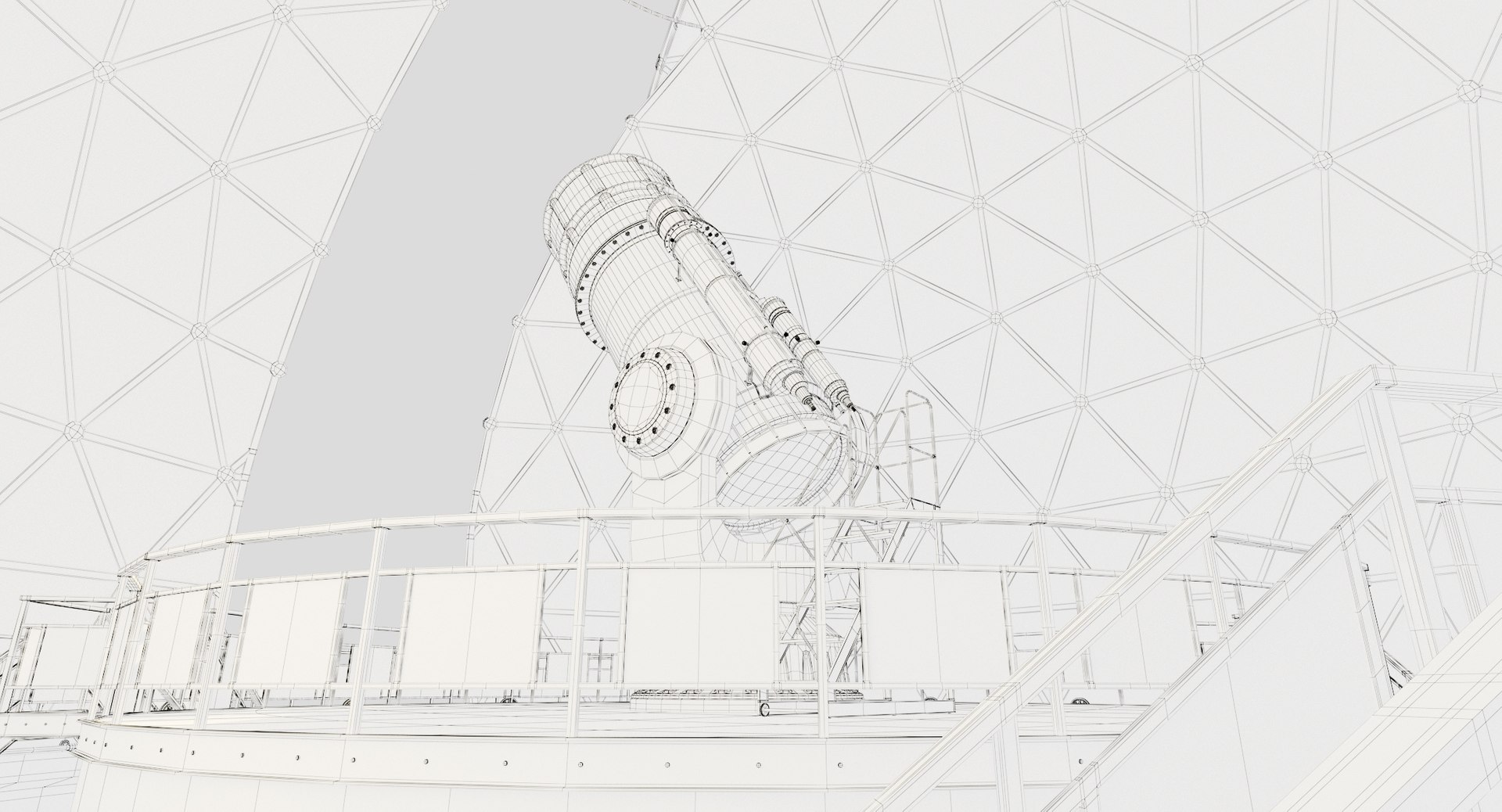 3D Model Astronomical Observatory - TurboSquid 1364307