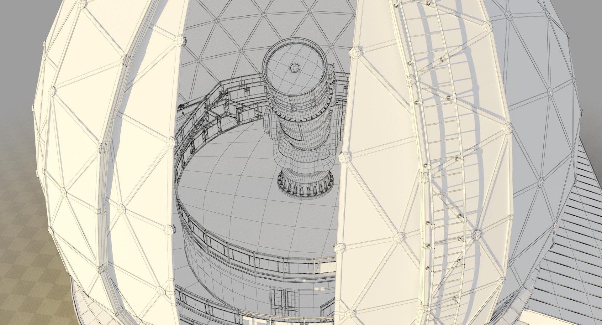 3D Model Astronomical Observatory - TurboSquid 1364307