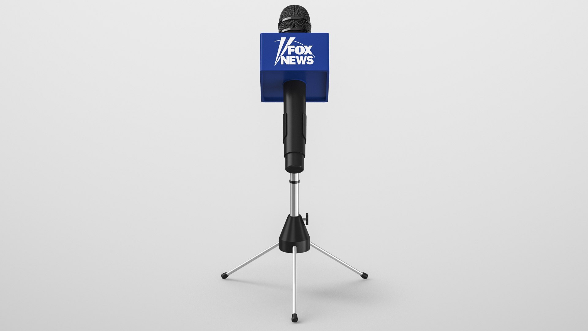 Fox News Microphone 3D model - TurboSquid 2008316