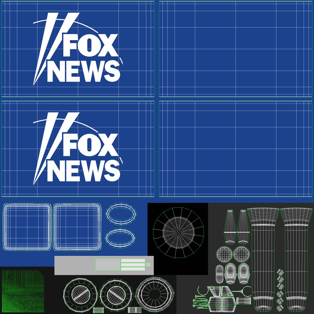 Fox News Microphone 3D model - TurboSquid 2008316