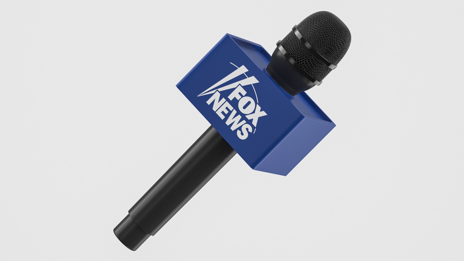 Fox News Microphone 3D model - TurboSquid 2008316