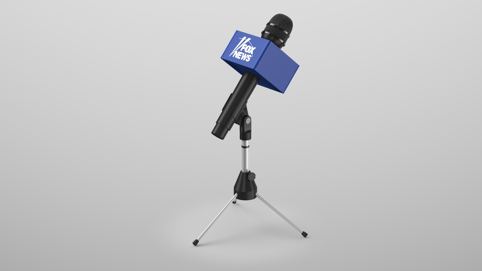 Fox News Microphone 3D model - TurboSquid 2008316