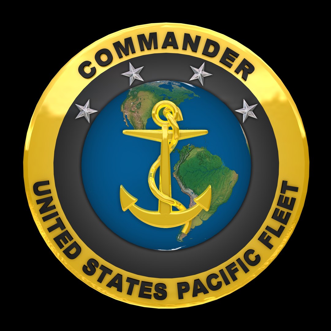 3D Model Commander Pacific Fleet Seal - TurboSquid 2259343