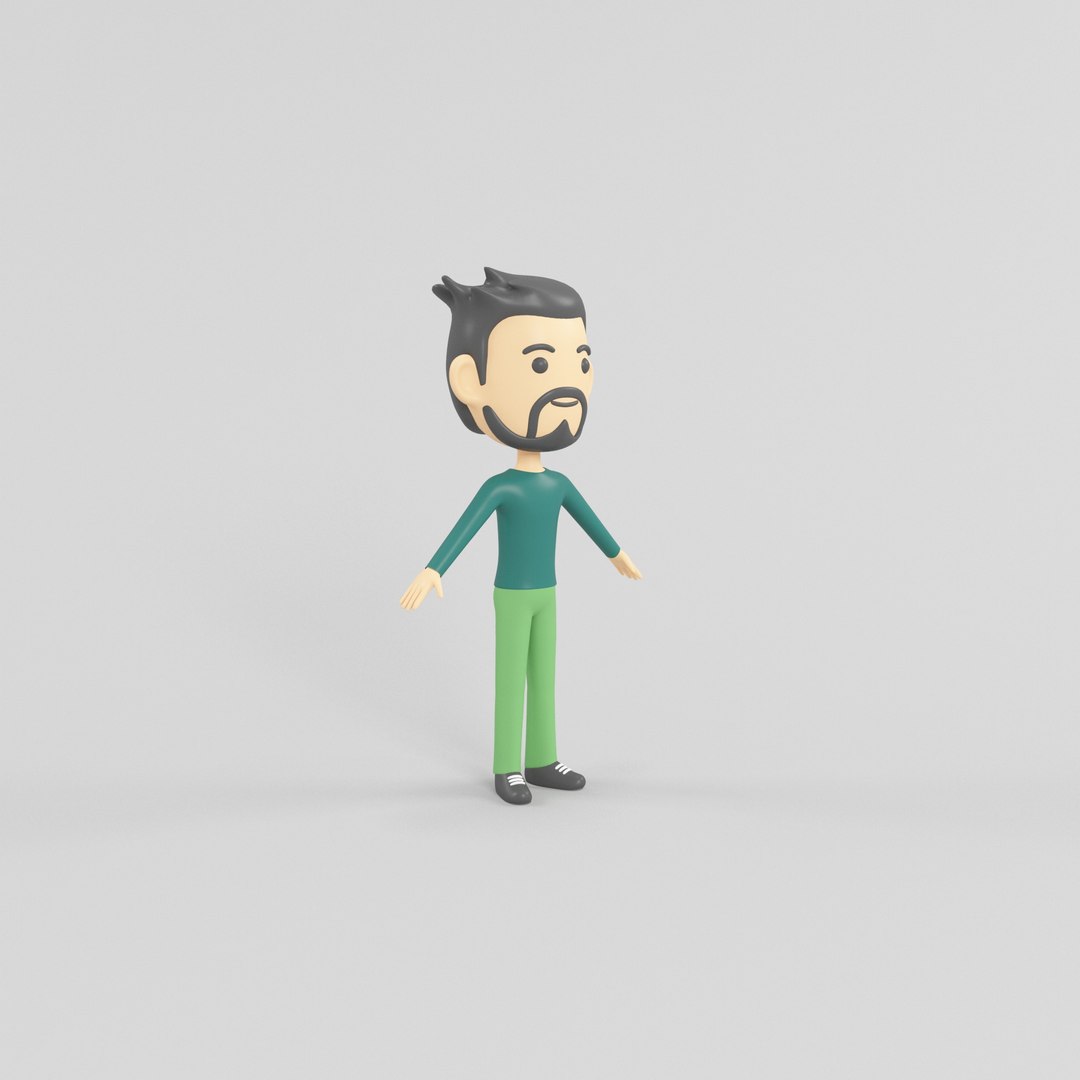 Cartoon Style Character 36 3D Model - TurboSquid 2520536