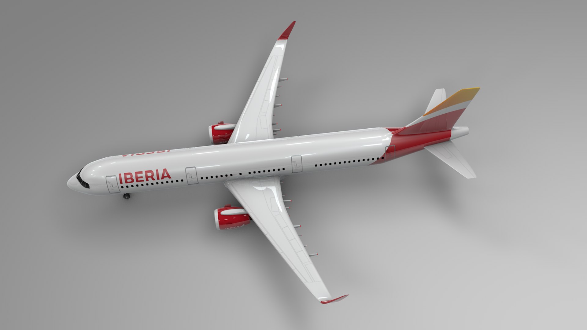 Airbus A321 Neo Iberia Model - TurboSquid 1443151