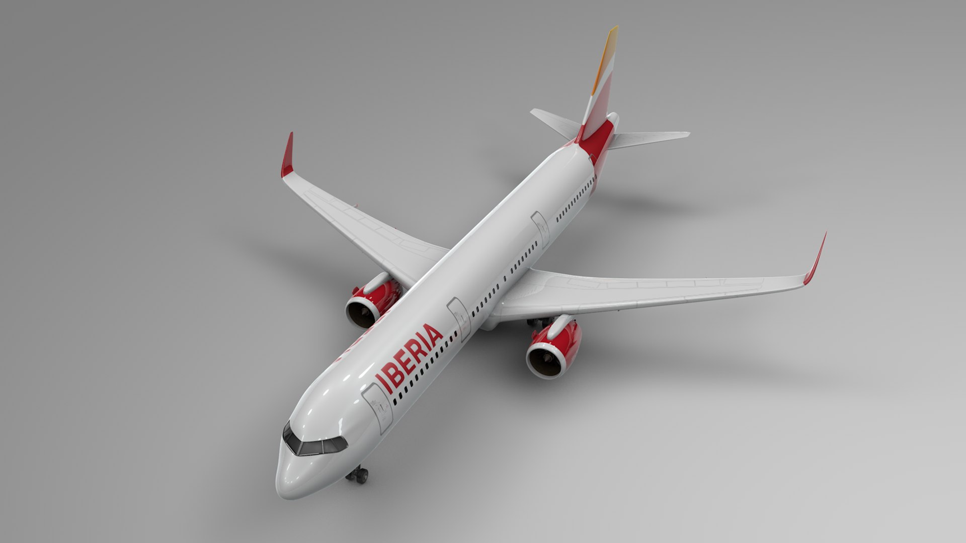 Airbus A321 Neo Iberia Model - TurboSquid 1443151