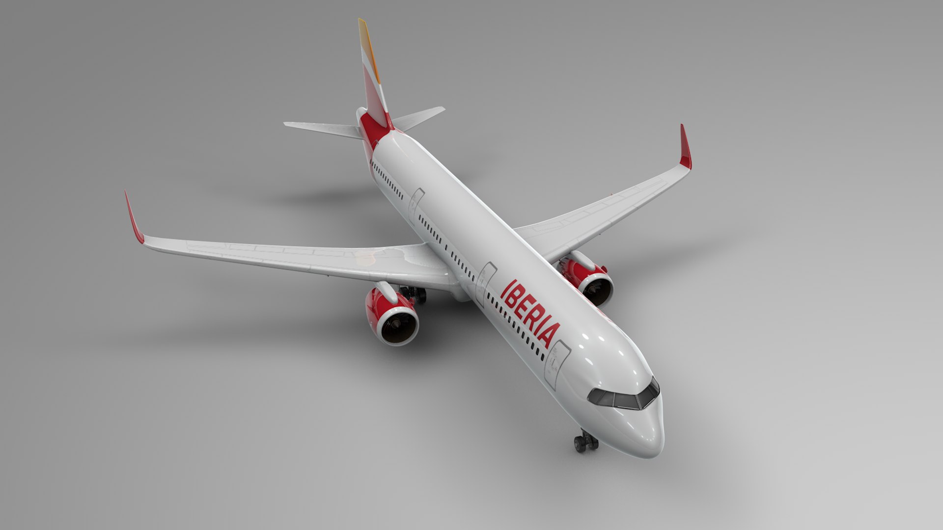 Airbus A321 Neo Iberia Model - TurboSquid 1443151