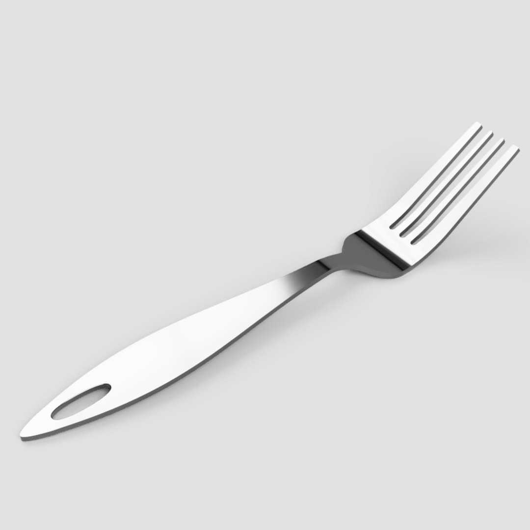 Kitchen fork 3D model - TurboSquid 1156632