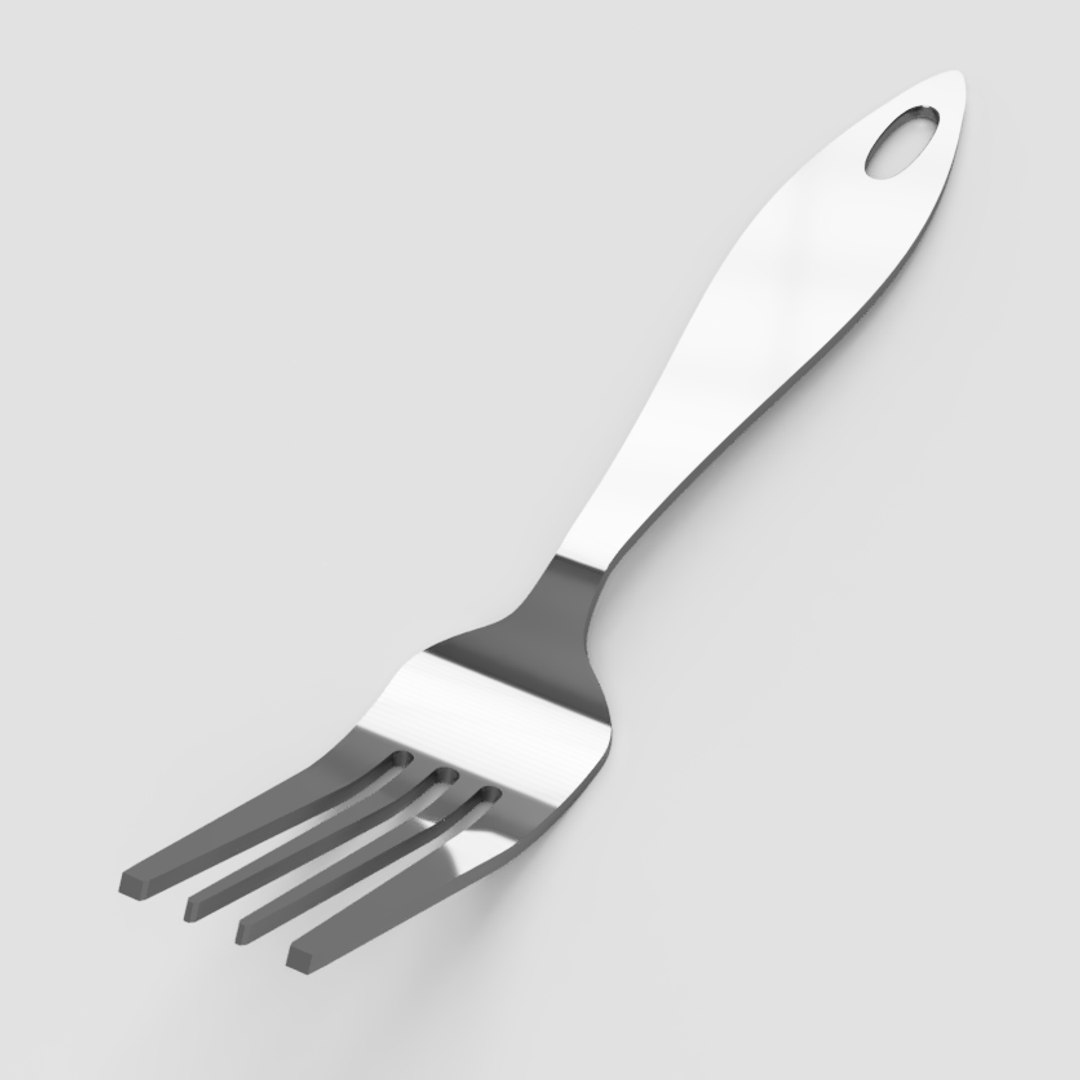 Kitchen fork 3D model - TurboSquid 1156632