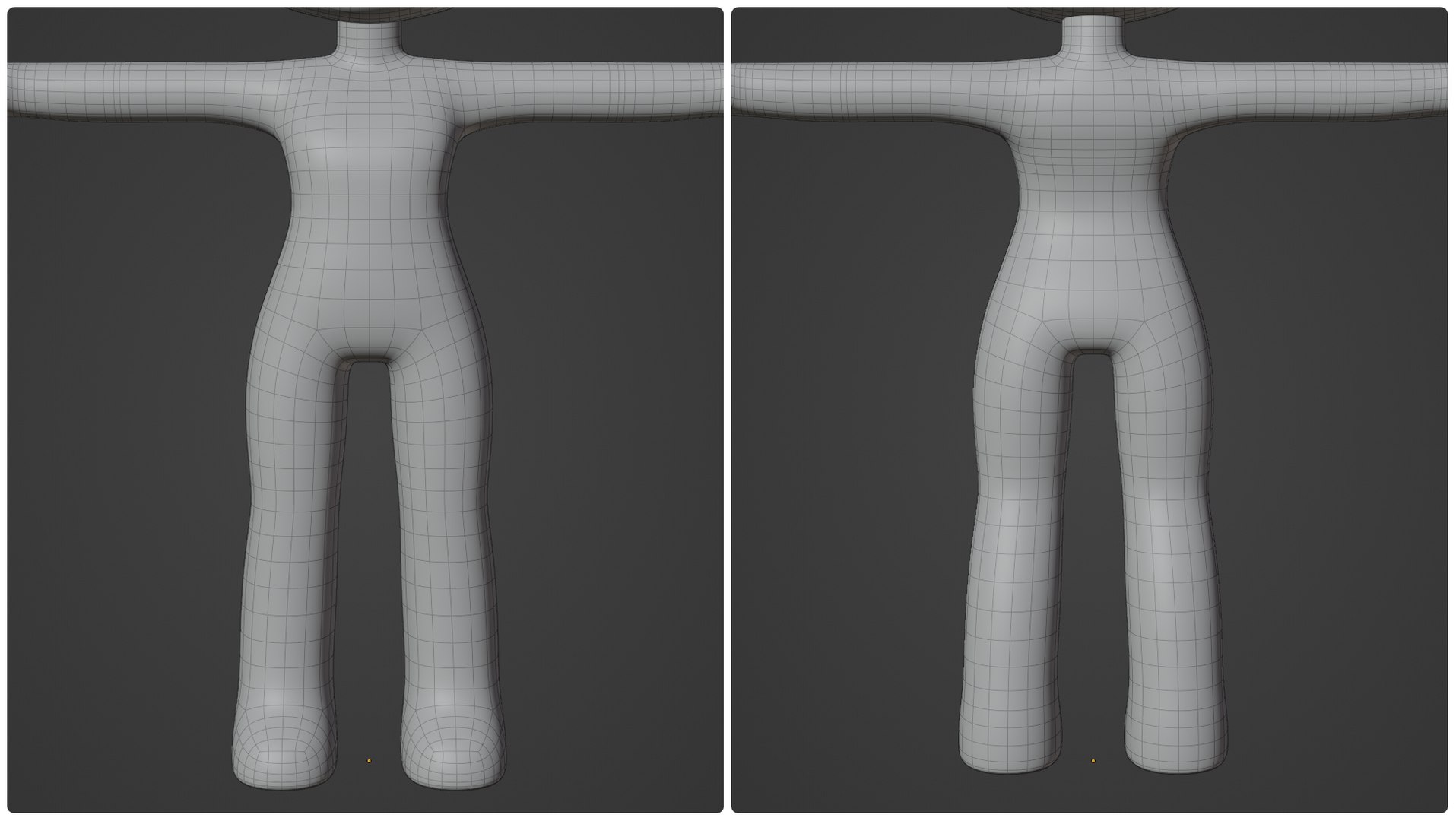 Base Model Cartoon Character Low-poly 3D Model - TurboSquid 1961419