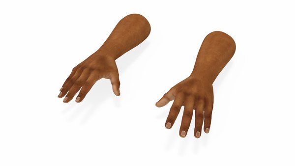 modelo 3d Pose de base de manos masculinas africanas - TurboSquid 2169021