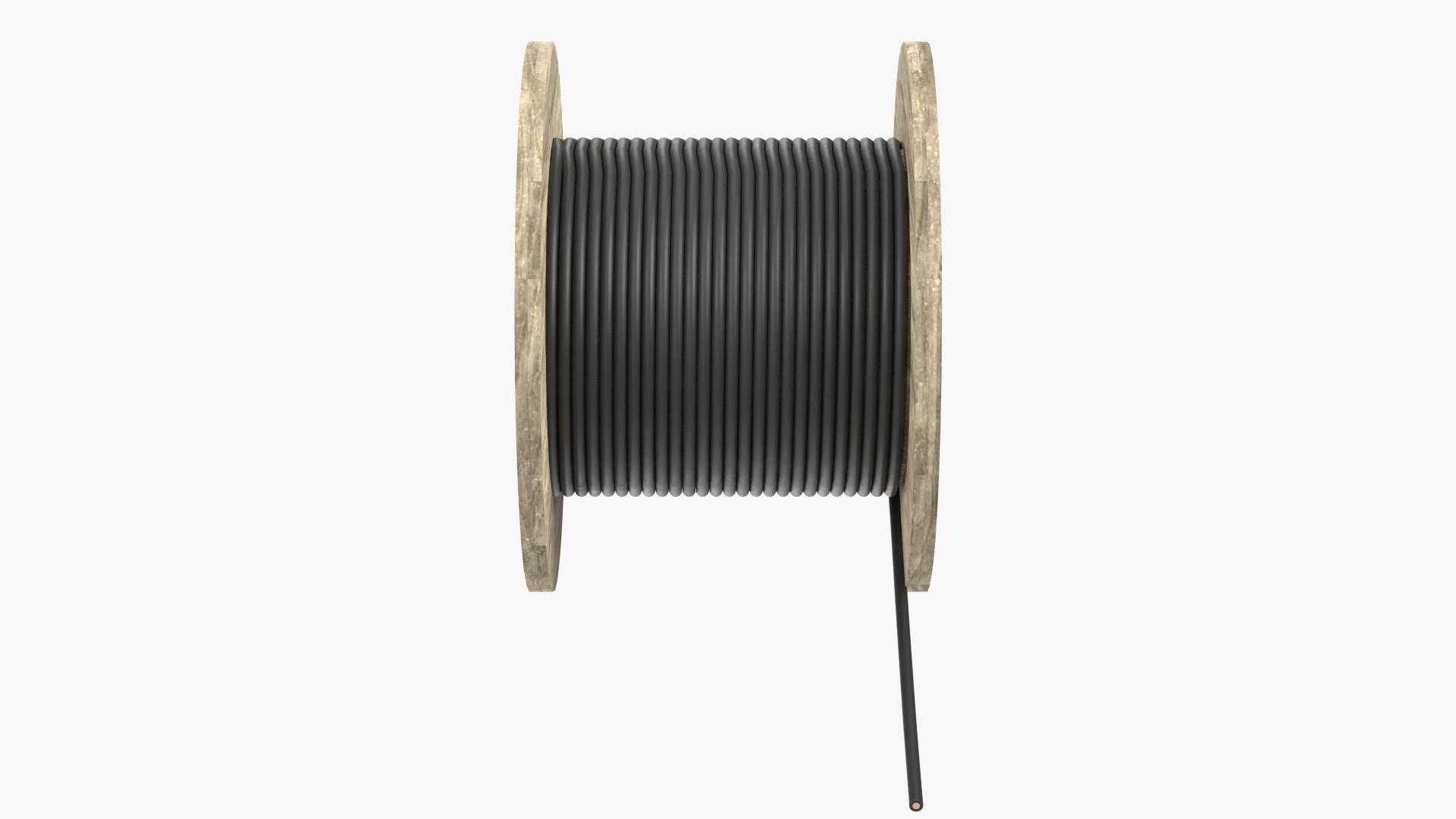 Wooden Coil Of Electric Cable 3D Model - TurboSquid 2189417