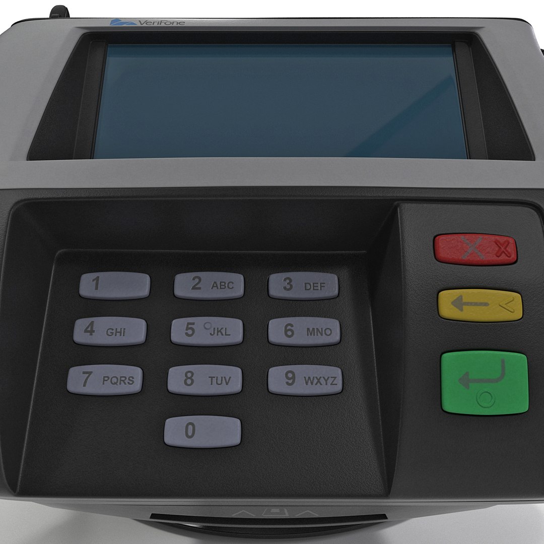 3d credit card terminal verifone model