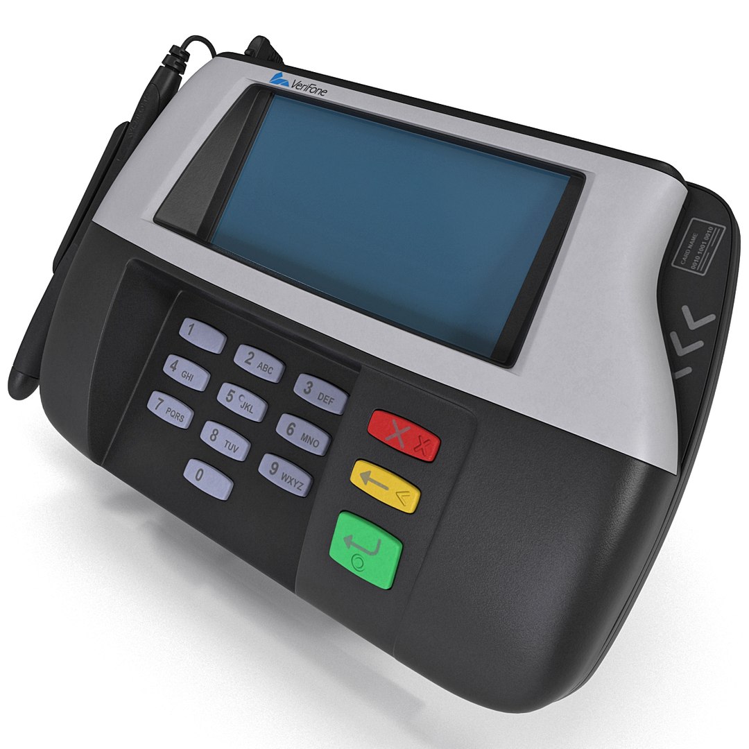 3d credit card terminal verifone model