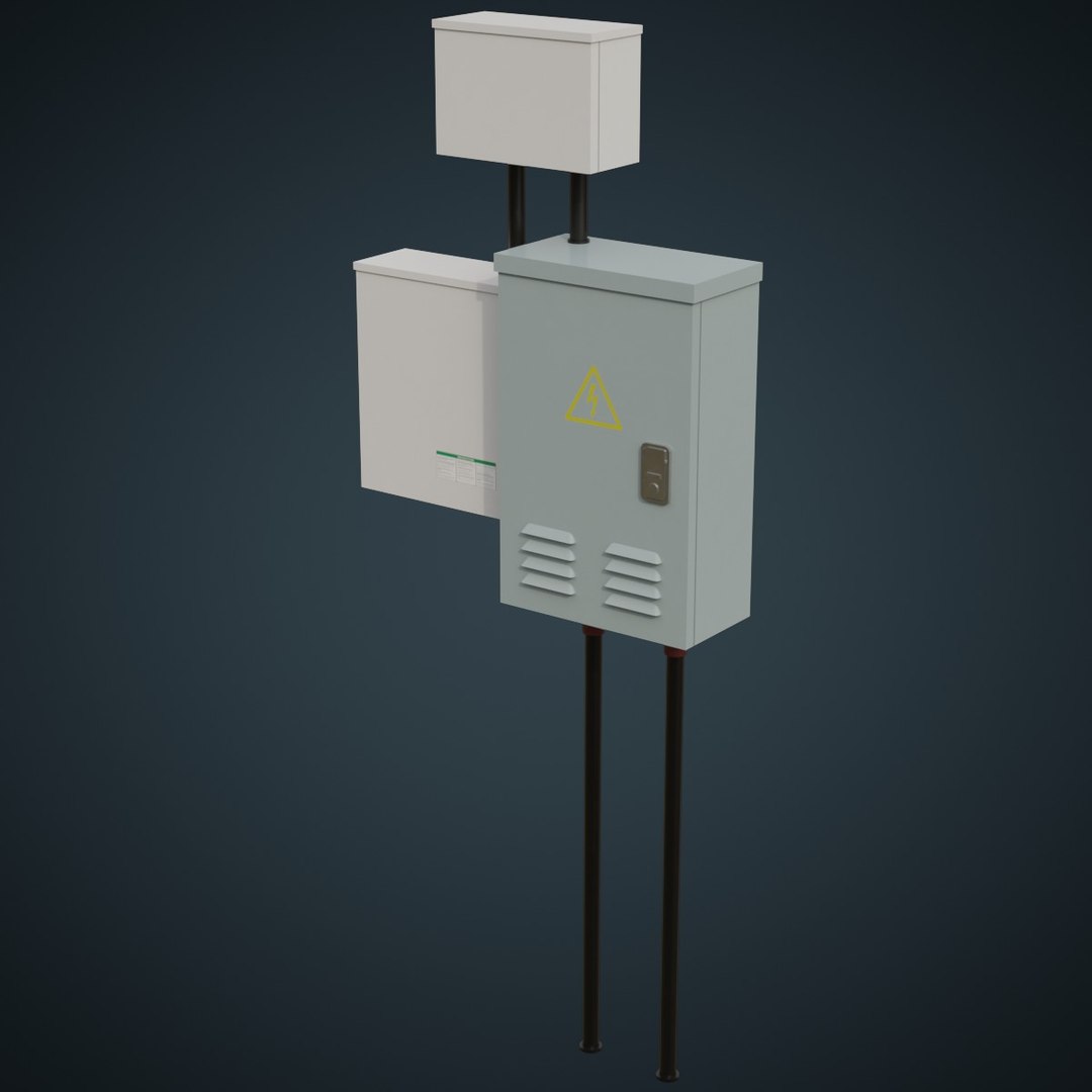 Utility Box 3A 3D Model - TurboSquid 1716676