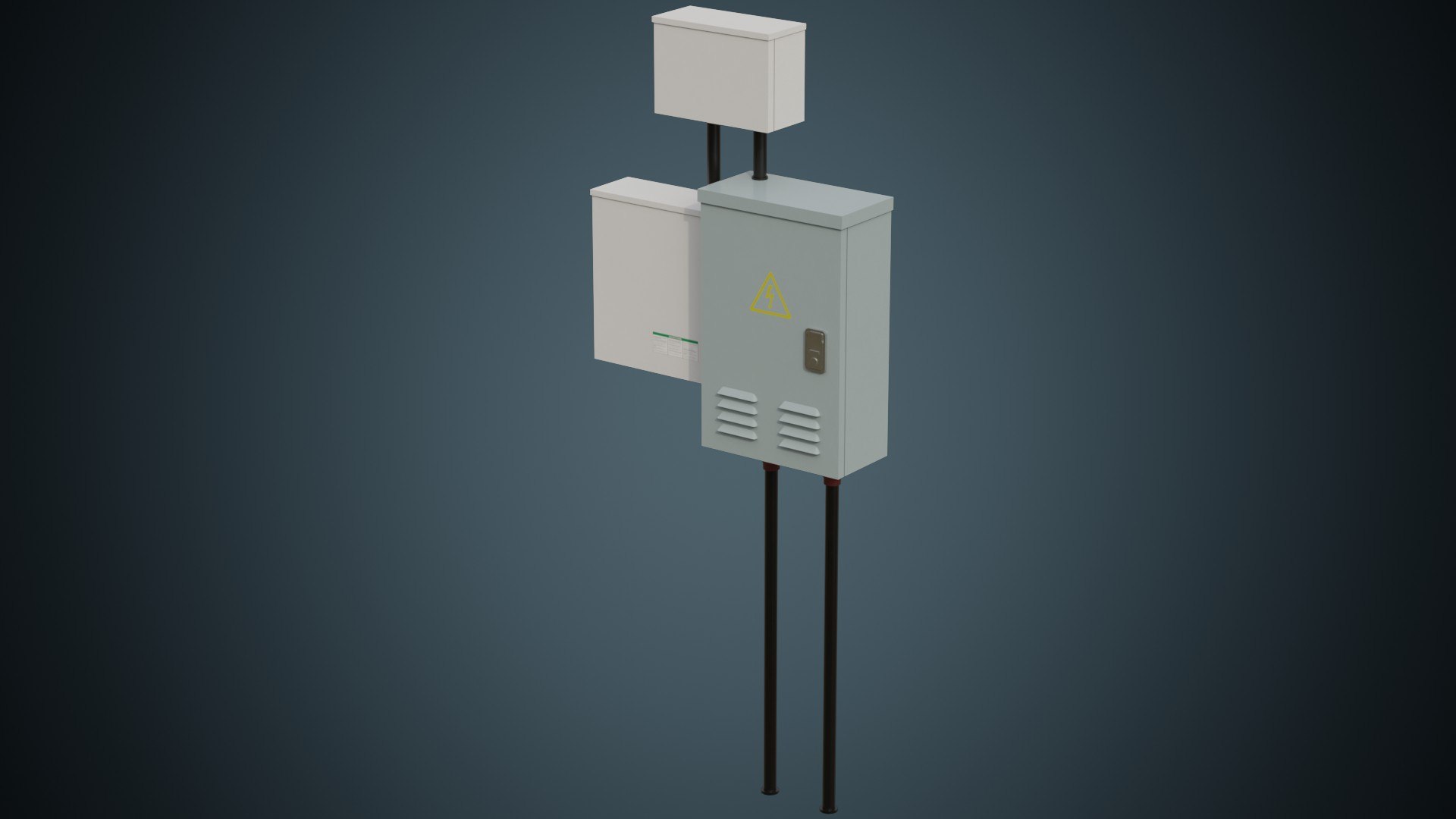 Utility Box 3A 3D Model - TurboSquid 1716676