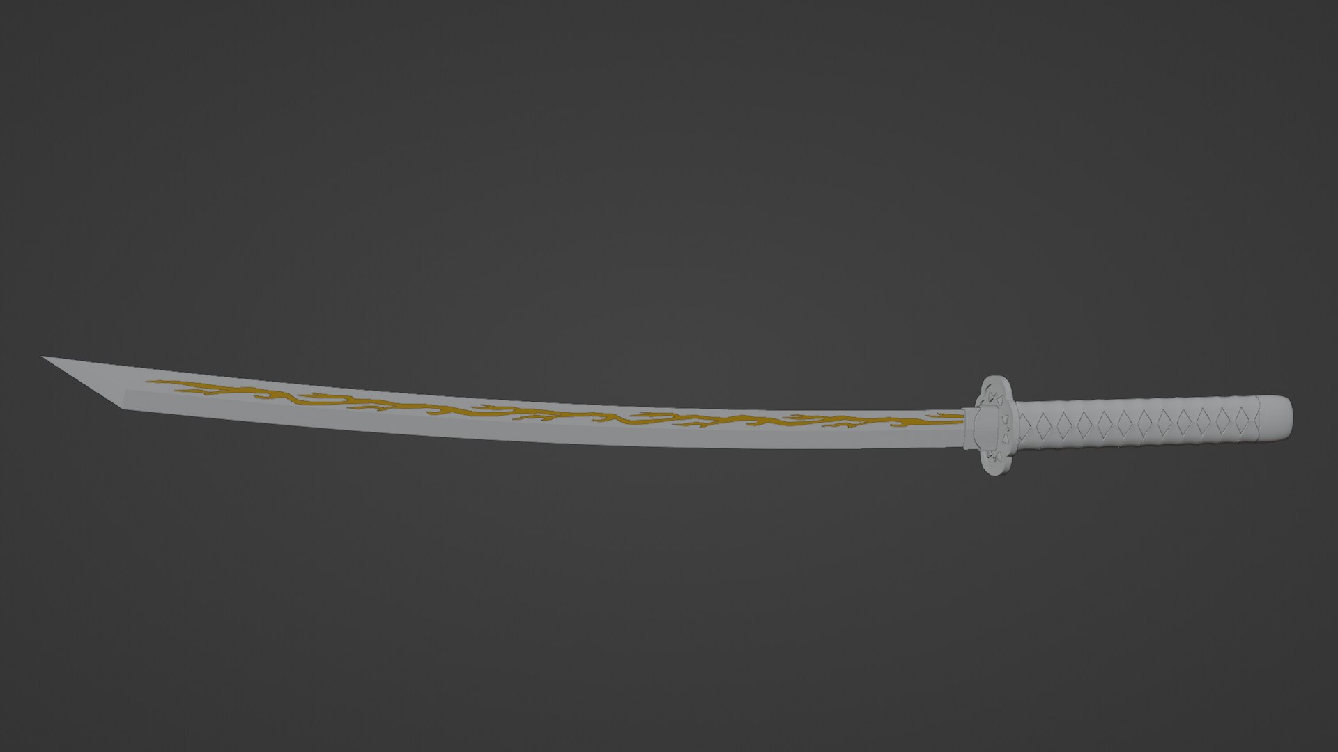 3D Model Zenitsu Katana - TurboSquid 2181019