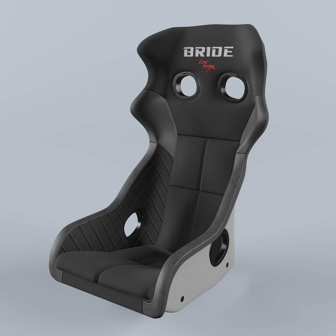 BRIDE XERO CS Black Seat 3D Model - TurboSquid 1789418