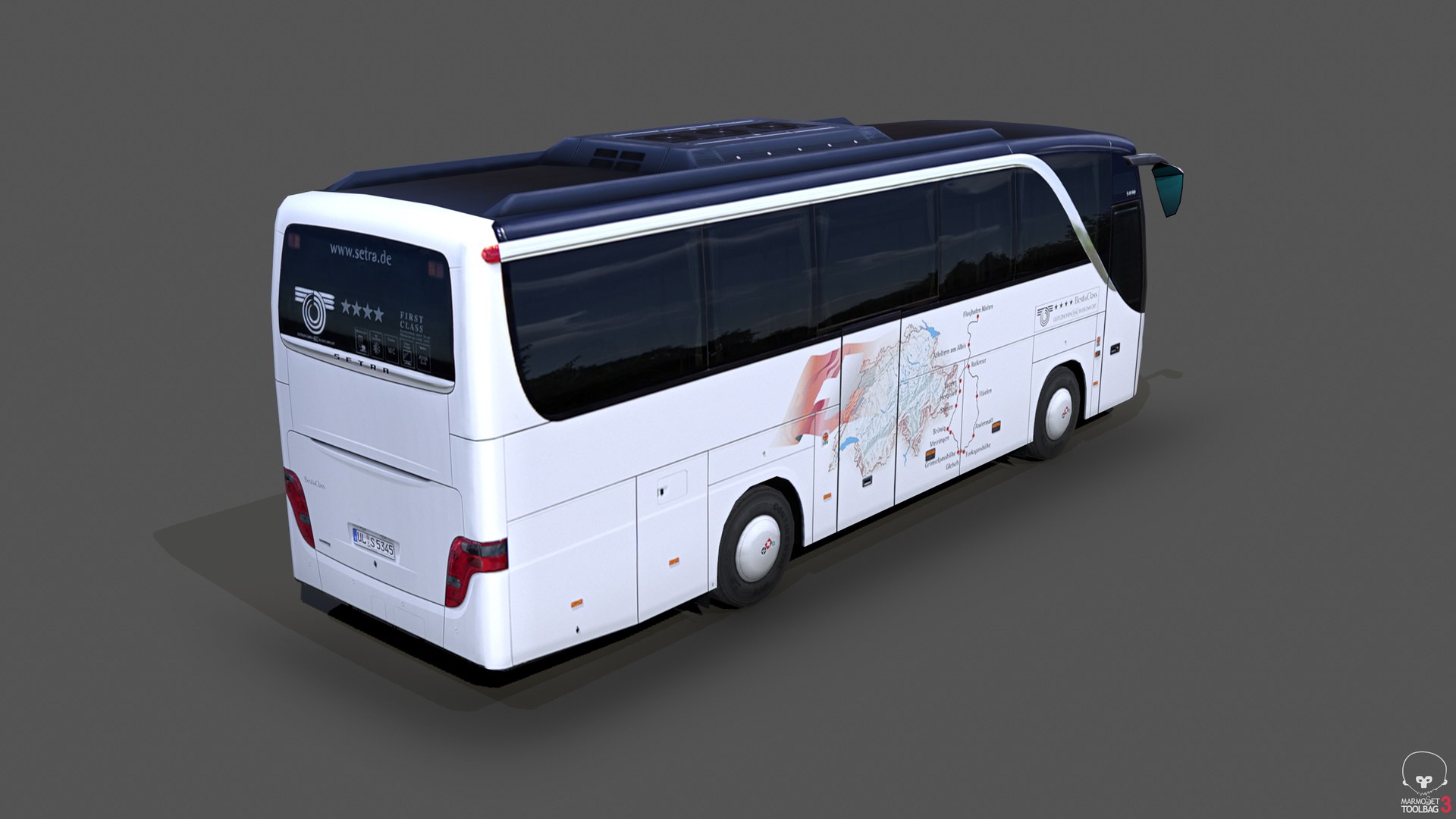 3D Model Setra S 411 Hd - TurboSquid 1406735